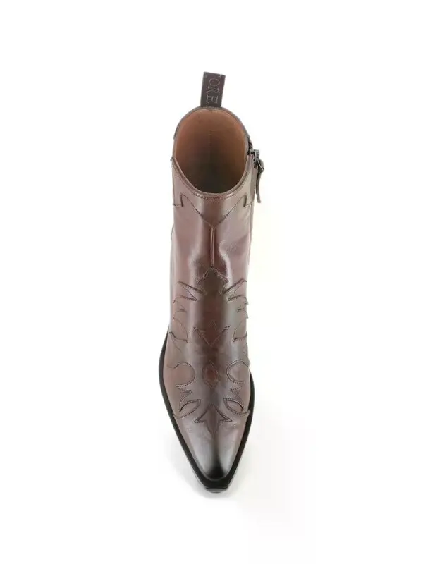 Sartore Western-style Leather Ankle-boots