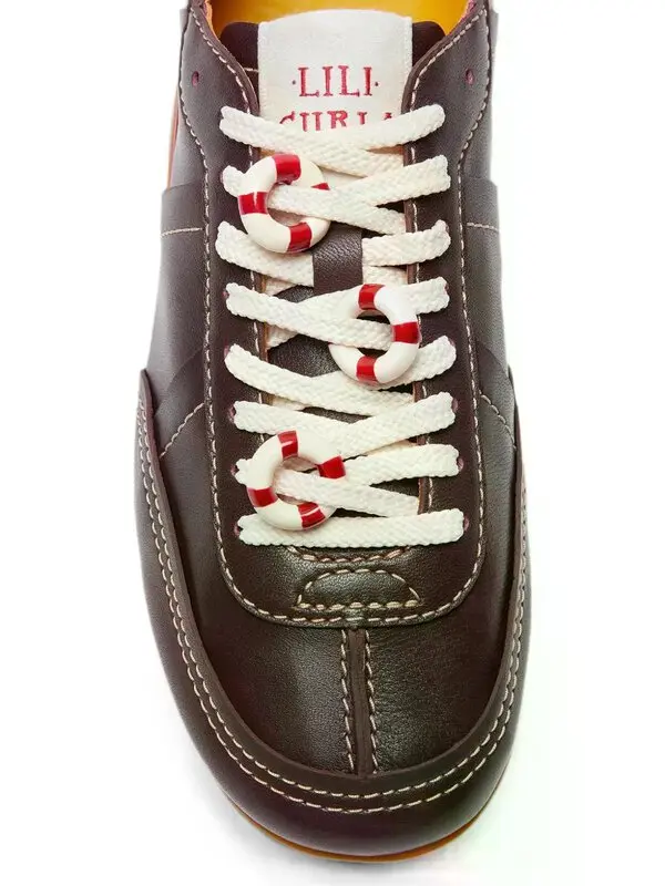 LILI CURIA Zola Leather Sneakers