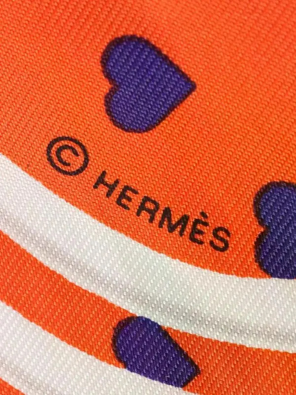 Hermès 2020s Brides De Gala Love Scarf - White