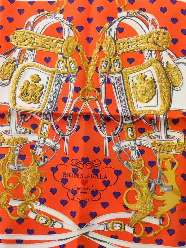 Hermès 2020s Brides De Gala Love Scarf