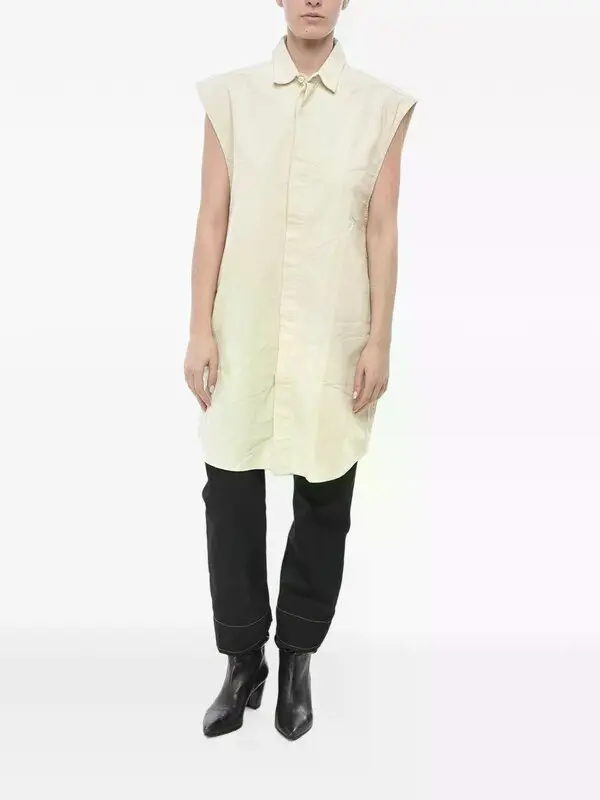 Fear Of God Essentials Sleeveless Shirt With French Collar