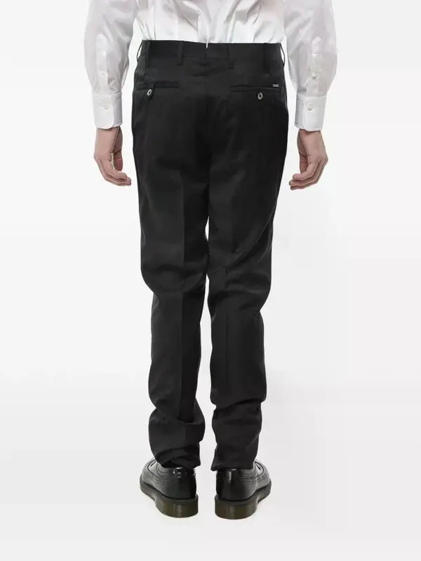 Corneliani Textured-finish Virgin Wool Trousers