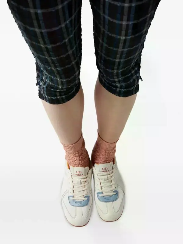 LILI CURIA Zola Panelled Lace-up Sneakers