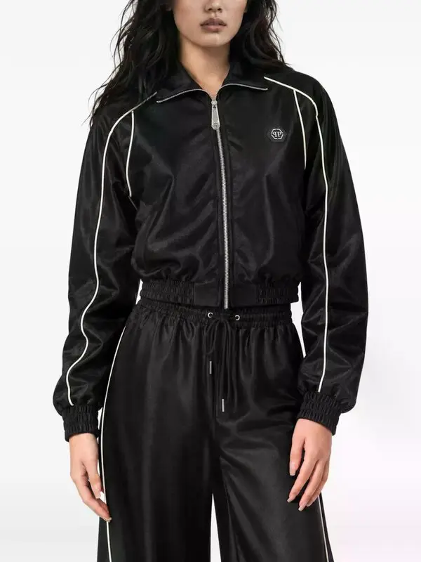 Philipp Plein Laminated Track Jacket