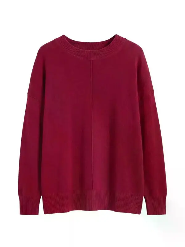 Chinti & Parker Seam-detail Slouchy Crew Neck Sweater