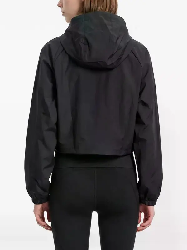 Adidas By Stella Mccartney Logo-motif Cropped Track Top