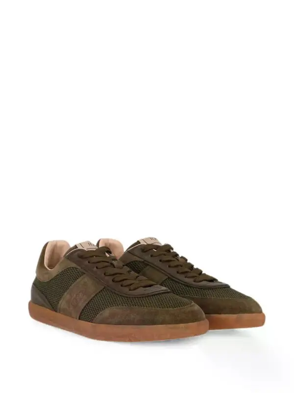 TOD'S Tabs Gommino-detail Panelled Sneakers