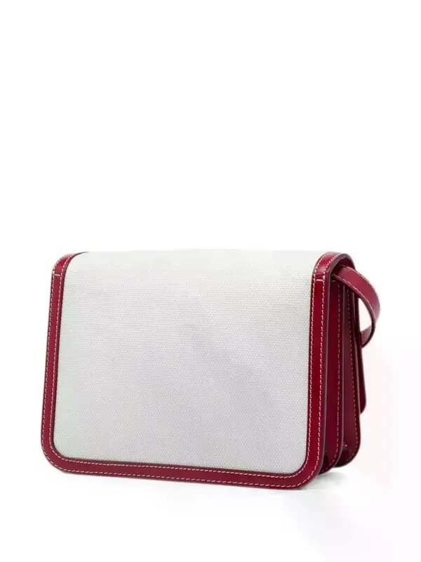 Burberry Small Canvas Tb Flap Crossbody Bag