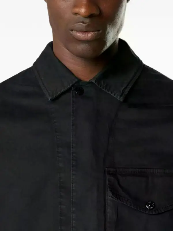 Stone Island Zip-up Cotton Jacket