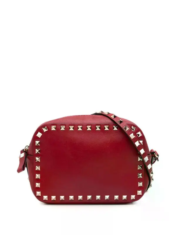 Valentino Garavani Rockstud Camera Crossbody Bag - Red