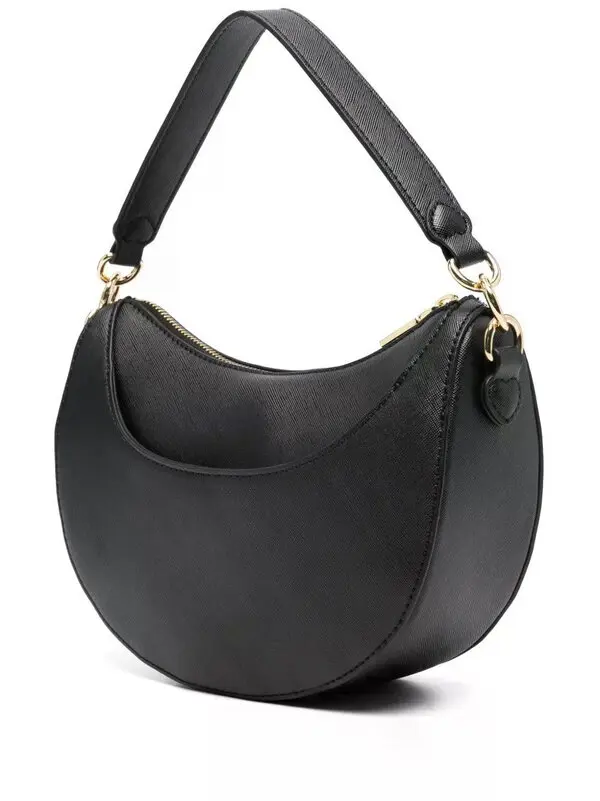Moschino Logo-plaque Heart-patch Shoulder Bag