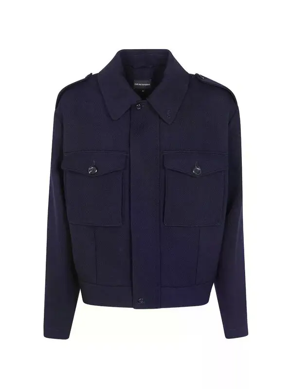 Emporio Armani Button-up Wool Jacket
