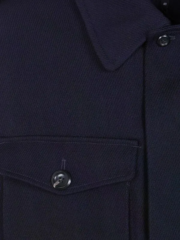 Emporio Armani Button-up Wool Jacket