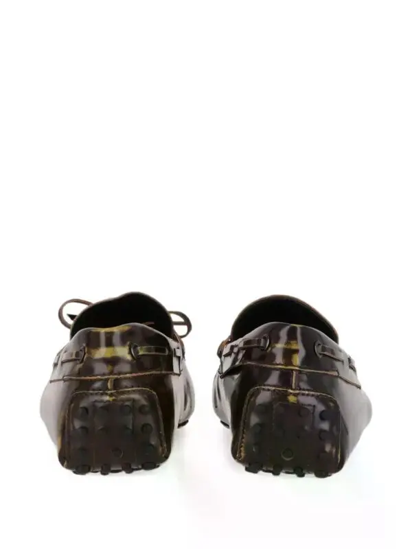 TOD'S Bow-detail Gommino Loafers