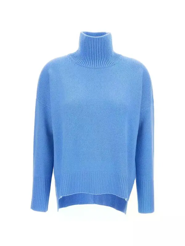 LISA YANG Heavy-knit Asymmetric-hem Sweater