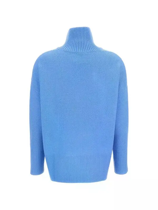 LISA YANG Heavy-knit Asymmetric-hem Sweater
