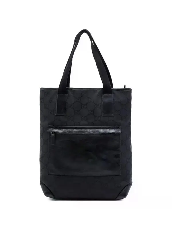 Gucci Gg Nylon Tote Bag - Black