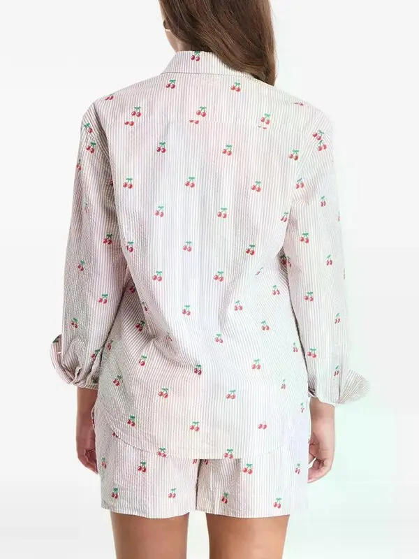 MC2 SAINT BARTH Embroidered Stripe Shirt