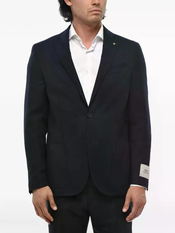 Corneliani Cc Collection Single-breasted Patch-pocket Blazer