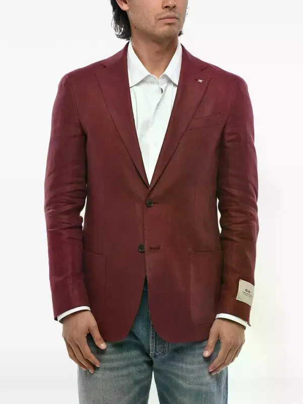 Corneliani Single-breasted Linen Blazer
