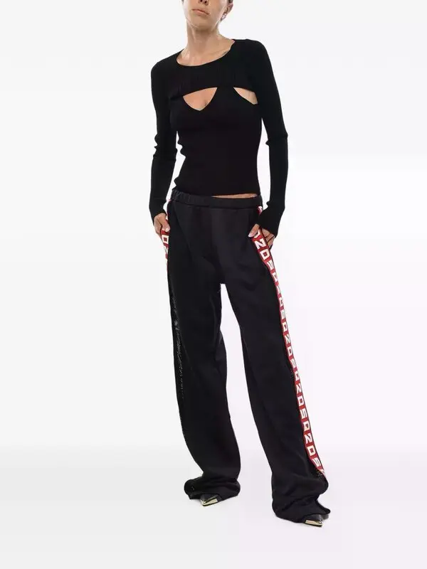 Dsquared2 Logo Band Mesh Insert Track Trousers