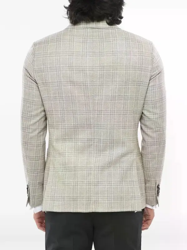 Corneliani District Check Single-breasted Blazer