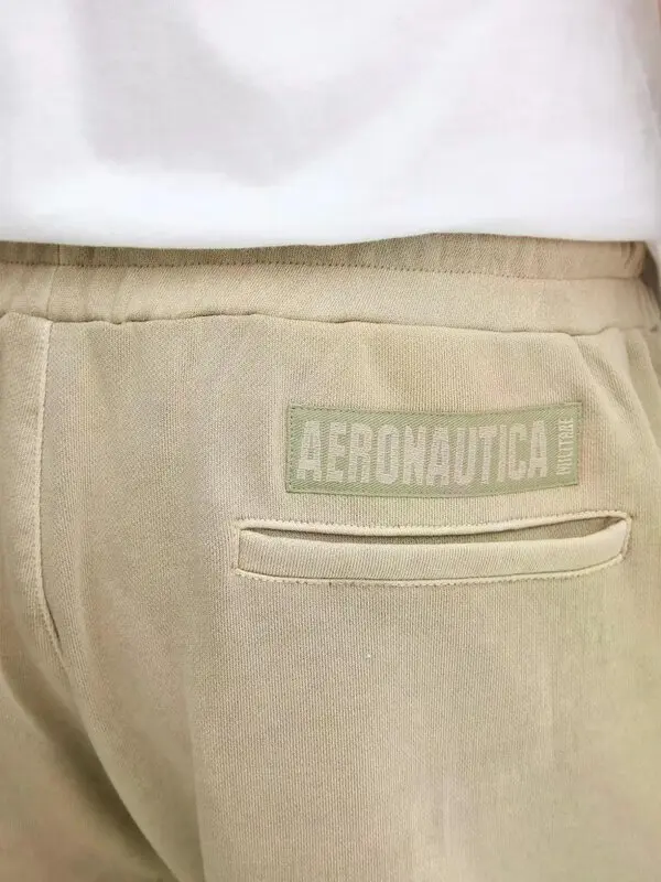 AERONAUTICA MILITARE Logo-patch Drawstring Shorts