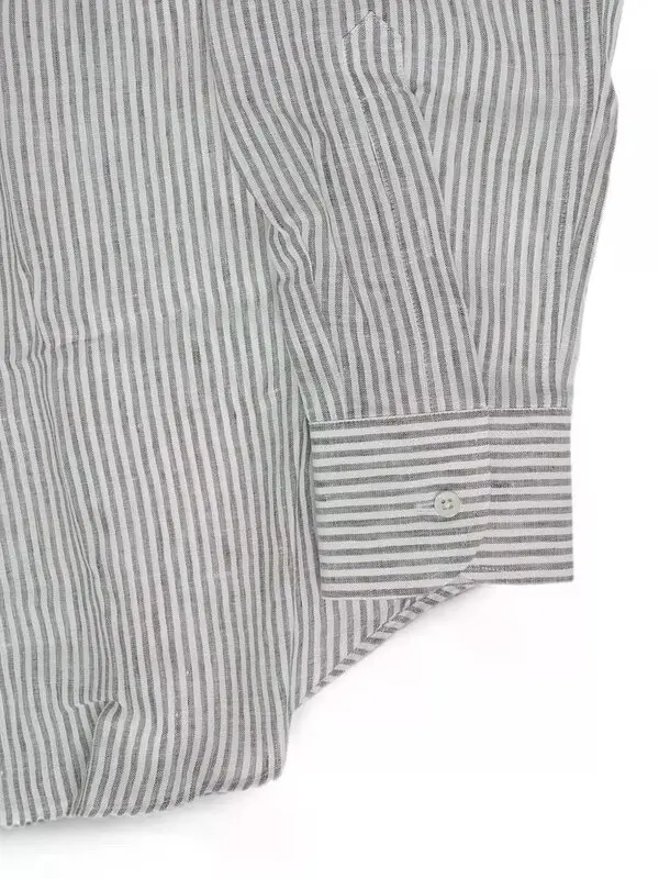 Corneliani Striped French-collar Shirt