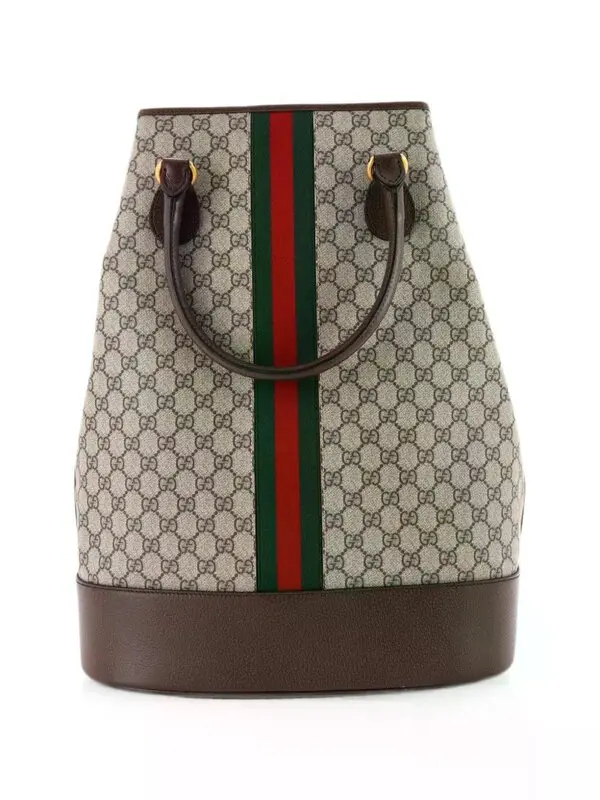 Gucci Gg Coated Canvas Savoy Duffle Bag