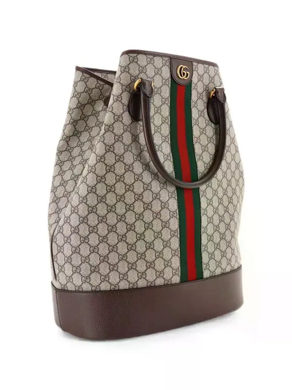 Gucci Gg Coated Canvas Savoy Duffle Bag
