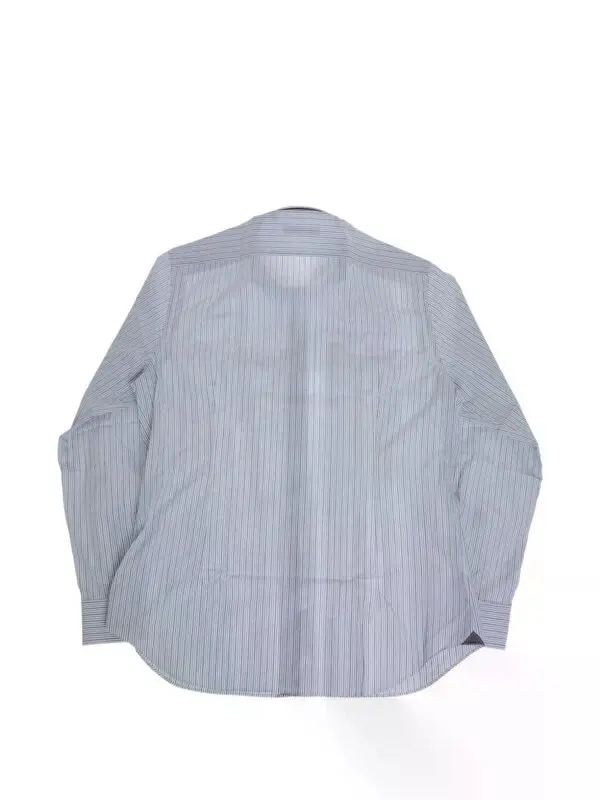 Corneliani French-collar Striped Shirt