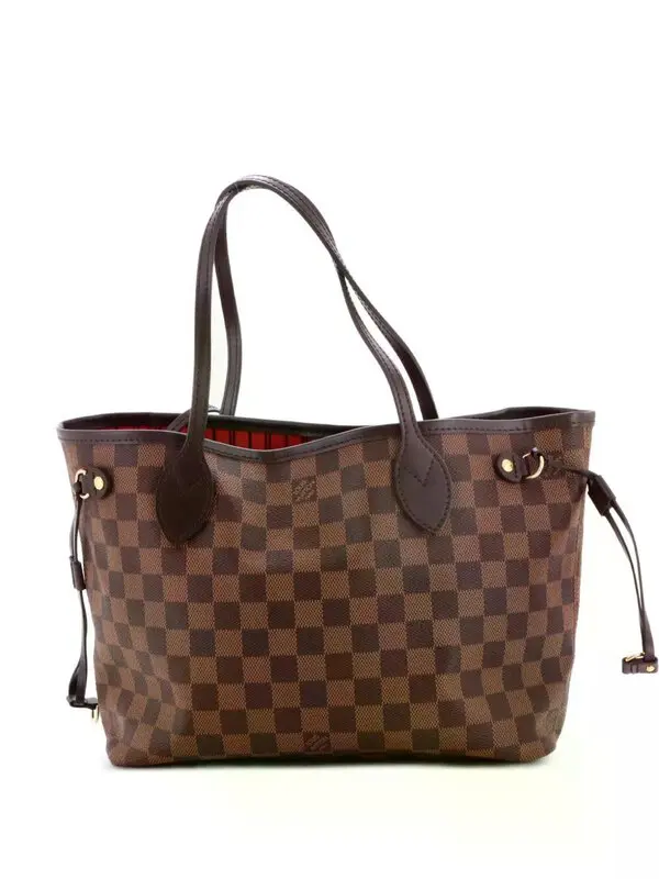 LOUIS VUITTON Neverfull Nm Damier Pm Tote Bag - Brown