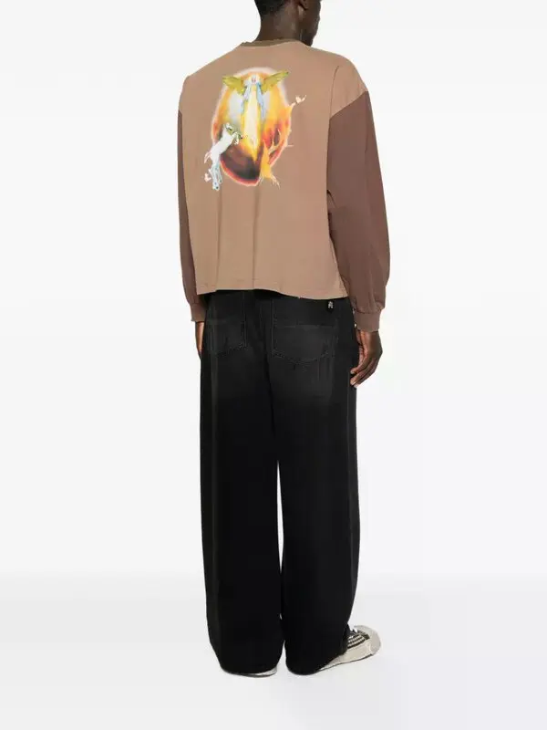 PROTOCOL INDEX Graphic Print Long-sleeve T-shirt