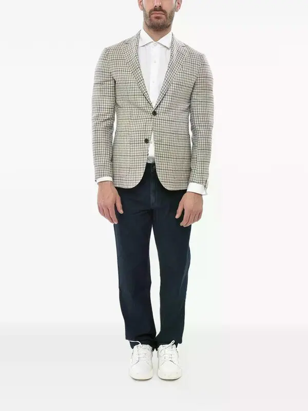 Corneliani Checked Single-breasted Blazer