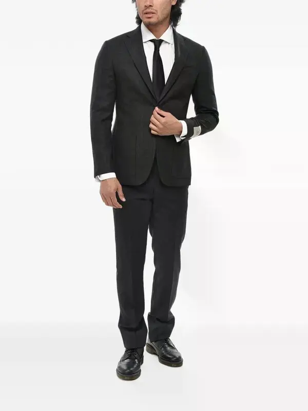 Corneliani Cc Collection Checked Single-breasted Blazer