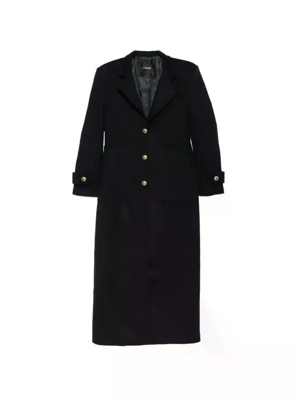 Pinko Single-breasted Button-up Coat