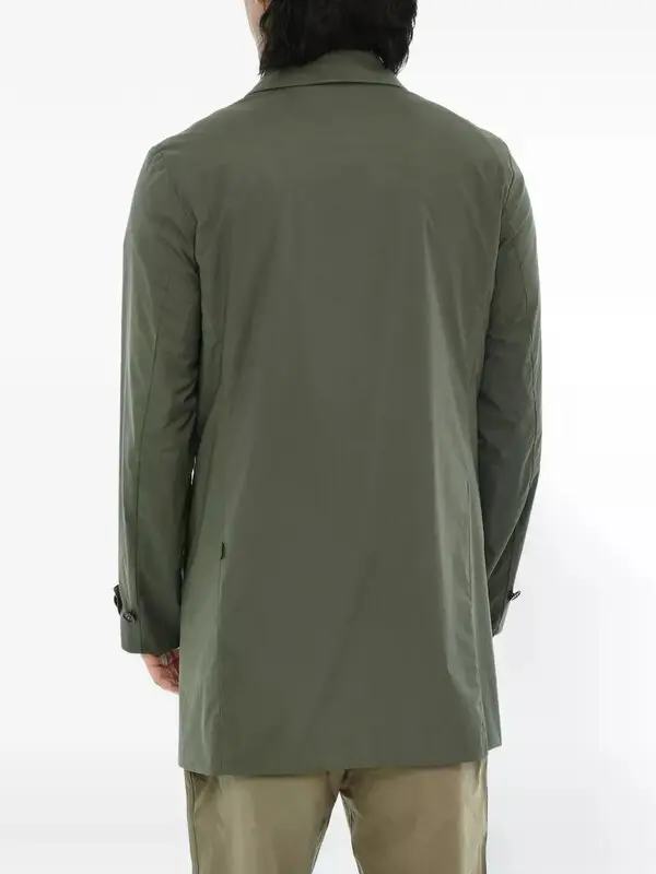 Woolrich Single-breasted Concealed Closure Coat