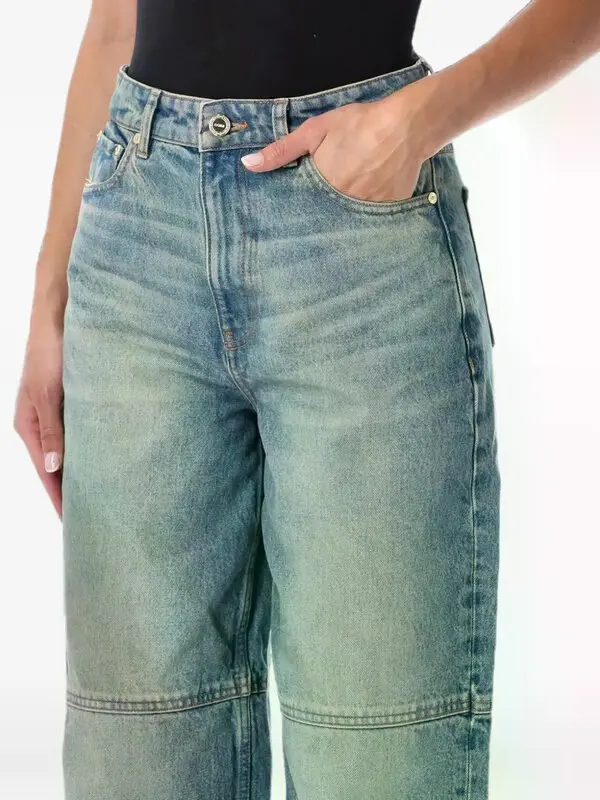 GANNI Stary Jeans In Tint Rigid Denim