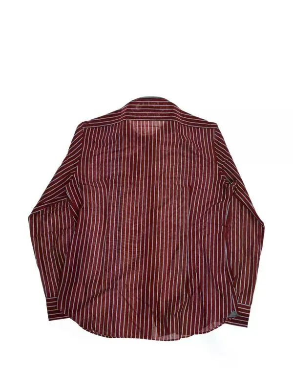 Corneliani Striped French-collar Shirt