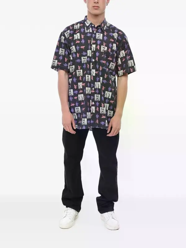 Comme Des Garçons Andy Warhol Printed Cotton Shirt