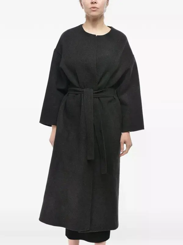 SUPER BLOND Belted Single-breasted Coat