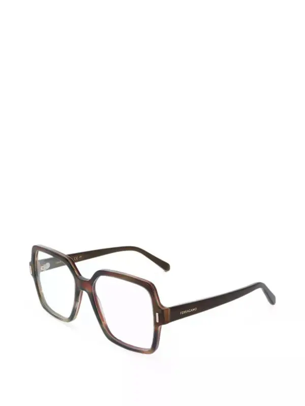 FERRAGAMO Square-frame Full-rim Glasses