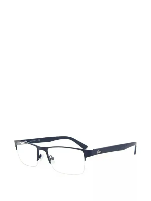 Lacoste Matte Rectangle-frame Eyeglasses