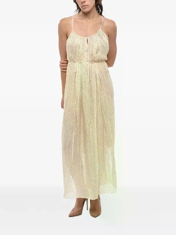 Stella McCartney Lurex Nadia Dress - Neutrals