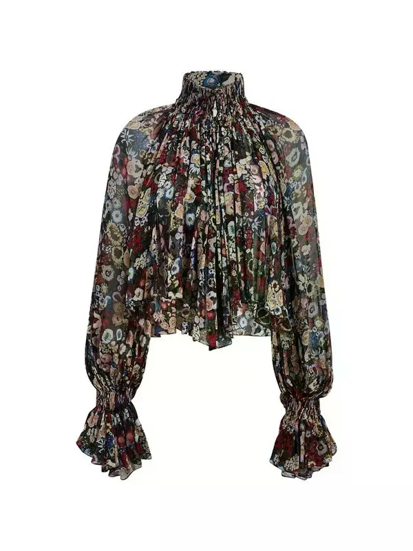 Khaite Durer Top In Multi Floral