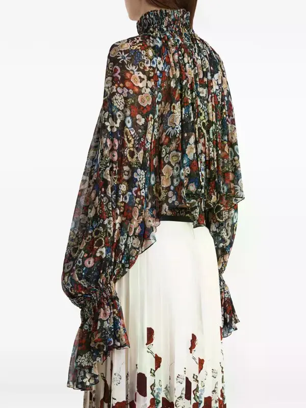 Khaite Durer Top In Multi Floral