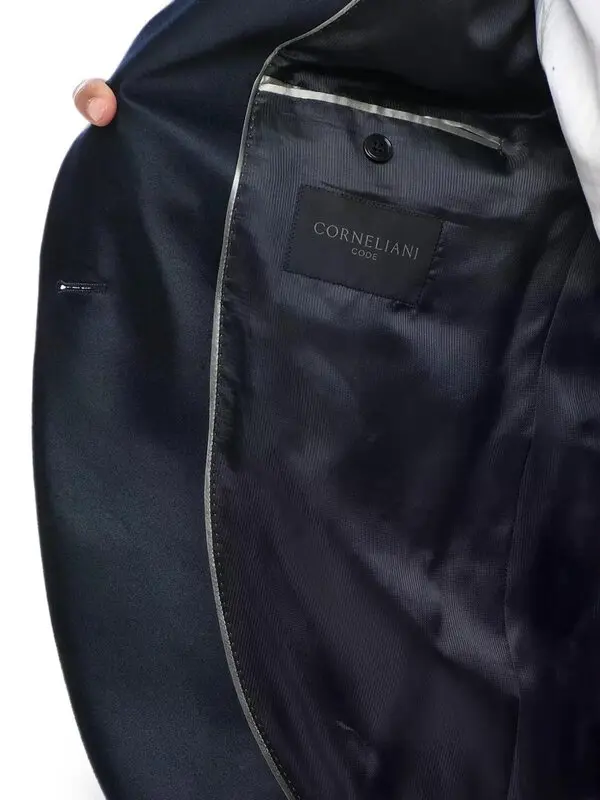 Corneliani Double-breasted Velvet Blazer