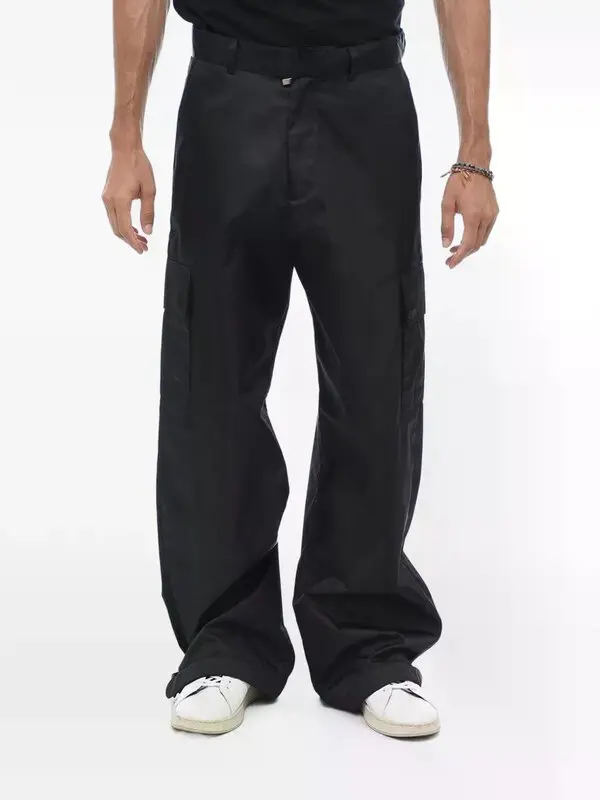 Off-White Logo Embroidered Cargo Trousers