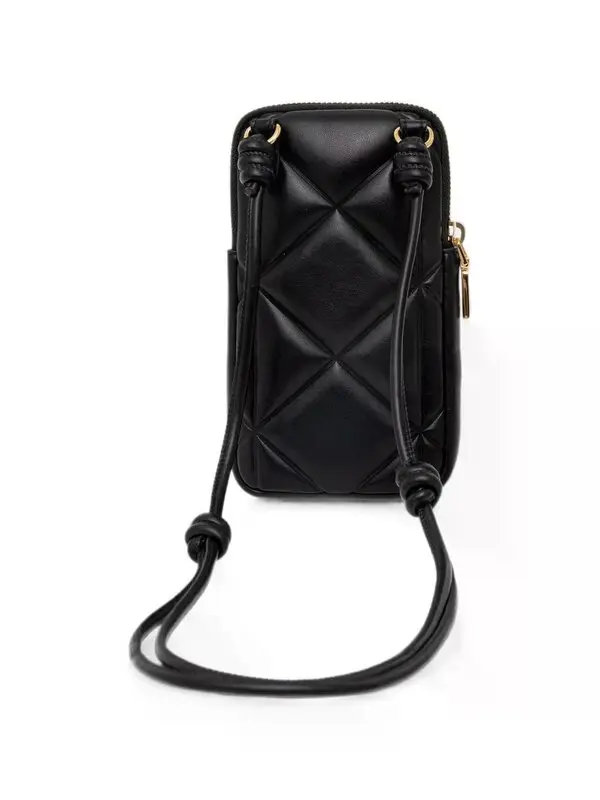 Moschino Quilted Logo-plaque Phone Bag