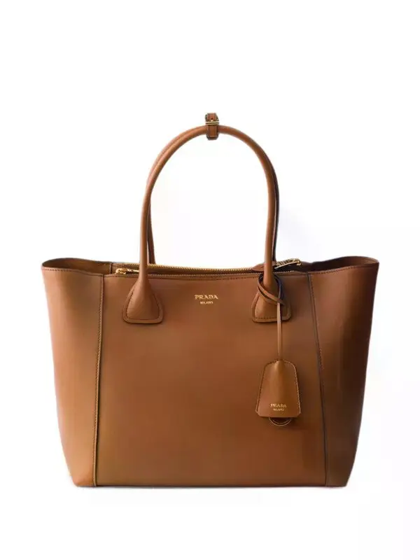 Prada Large Leather Tote Bag